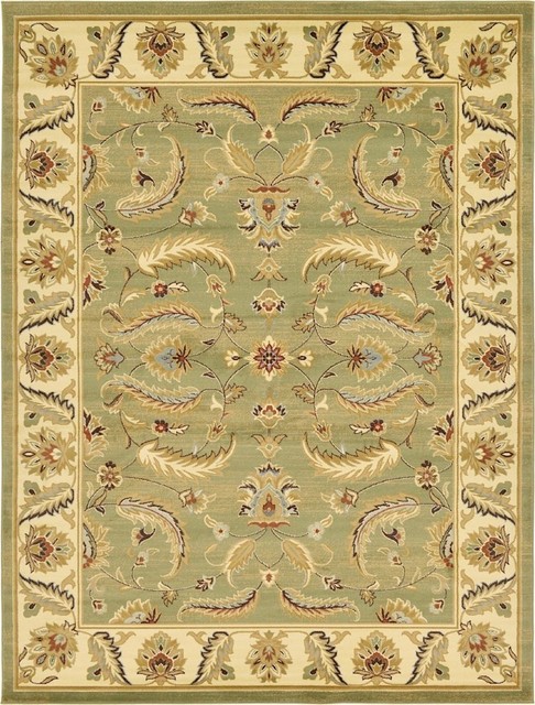 Traditional Odyssey Sage Area Rug, 9'x12' - Traditional - Area Rugs ...