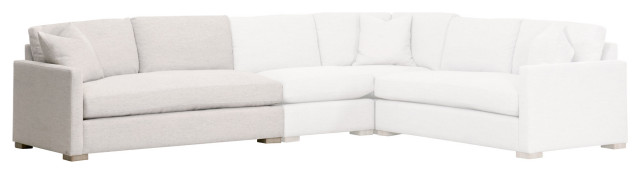 Clara Modular 2-Seat Left Slim Arm Sofa - Transitional - Loveseats - by ...