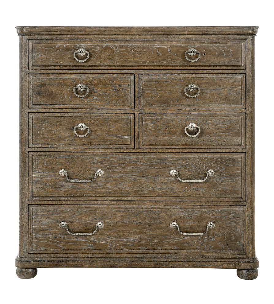 Bernhardt Rustic Patina Drawer Chest, Peppercorn Finish - French ...