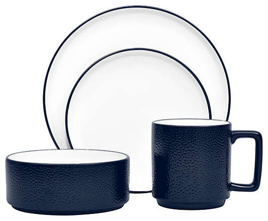 Noritake Colortex Navy 32Pc Dinnerware Set, Service for 8 ...