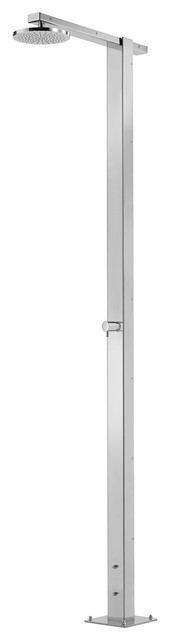 "Square" Free Standing Shower Column - Contemporary - Outdoor Showers ...