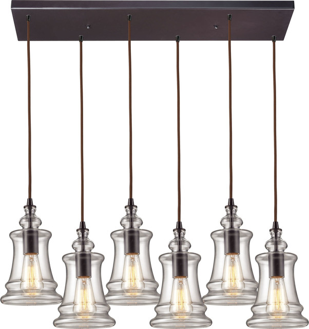 Elk Lighting 60042-6RC Menlow Park Pendant Light - Transitional ...