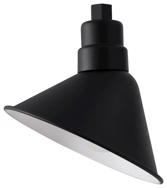 Capital Lighting RLM 1 LT Outdoor Wall Angle Reflector, Black ...