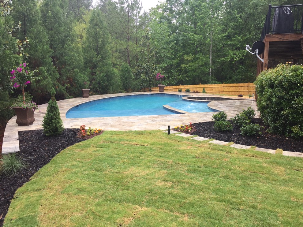 Liberty Park, AL - Pool with a Sunkin Fire Pit, Tanning Ledge & Beach ...