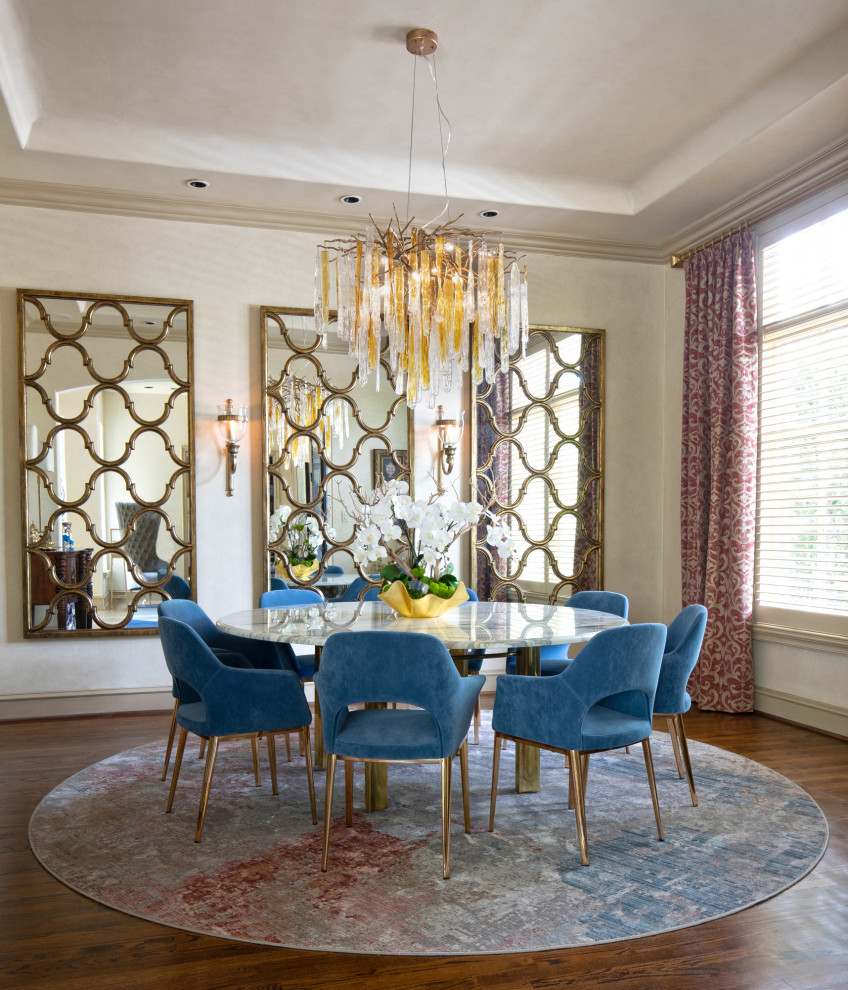 Lake Forest Home - North Dallas - Transitional - Dining Room - Dallas ...