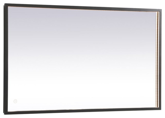 Modern Black Led Mirror - Modern - Bathroom Mirrors - by Elegant ...