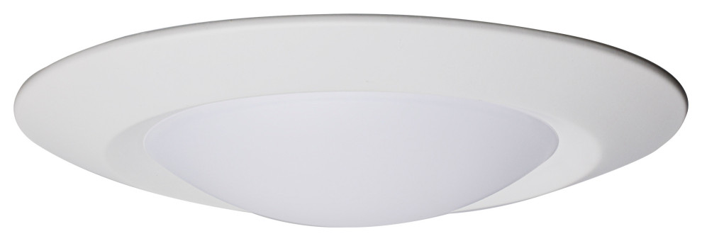 9 in. LED Flush Mount Disk Light Round 17W 3000K White 12PK ...