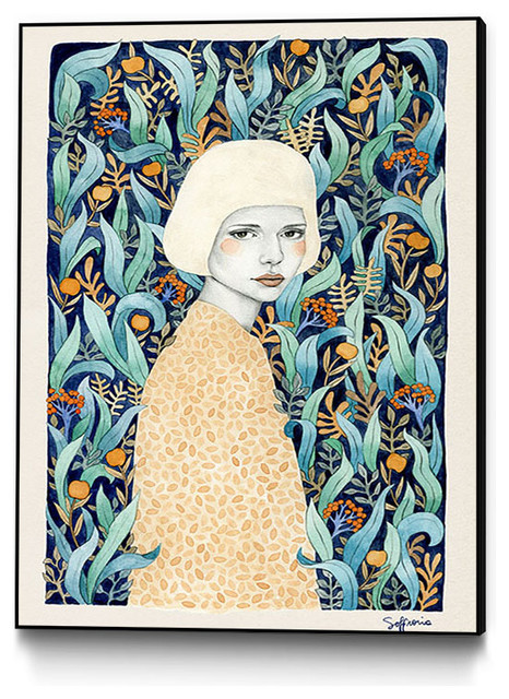 Emilia Art block Framed Canvas, 22"x28" - Contemporary - Prints And ...