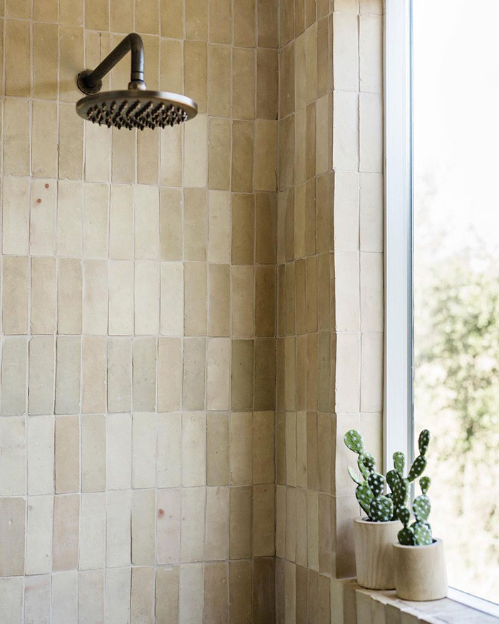Moroccan Handmade 2x6 Solid Color Zellige Tile, Unglazed - Transitional ...