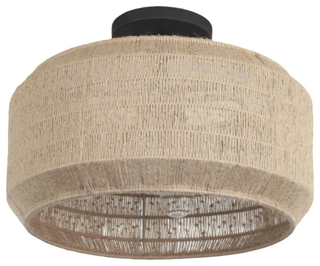 Kalco Cebu 16 Inch Semi Flush - Beach Style - Flush-mount Ceiling ...