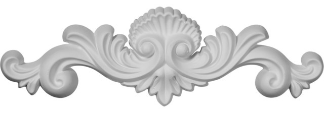 14 3/8"W x 4 1/2"H x 1"P Shell Onlay - Traditional - Onlays And ...