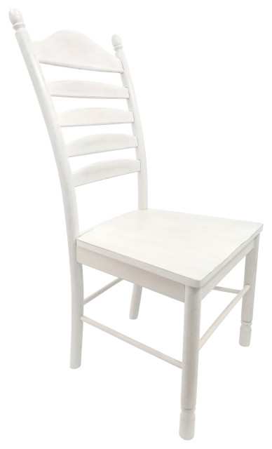 Whitman Dining Chair, White Wash - Traditional - Dining Chairs - by ...