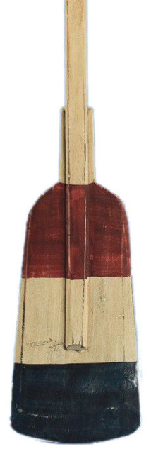 Wooden Independence Squared Rowing Oar, 50" - Beach Style - Wall ...