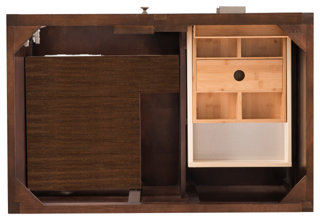 Addison 36" Vanity, Mid Century Acacia - Transitional - Bathroom ...