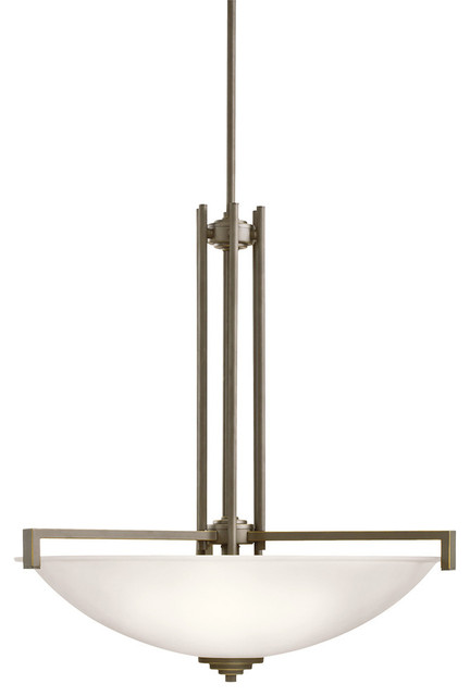 3299L16 Eileen 4-Light LED Inverted Pendant, Olde Bronze - Transitional ...