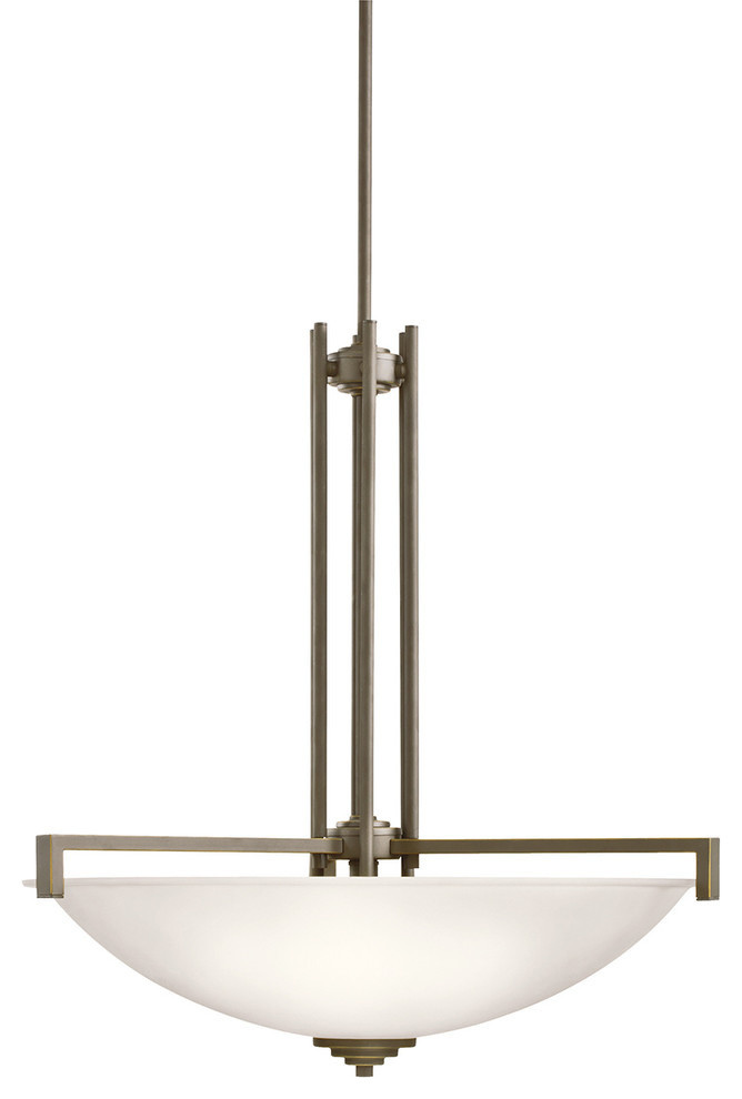 3299L16 Eileen 4-Light LED Inverted Pendant, Olde Bronze - Transitional ...