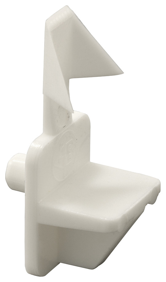 Locking Shelf Support Peg, 5Mm, White Plastic - Window Hardware And ...