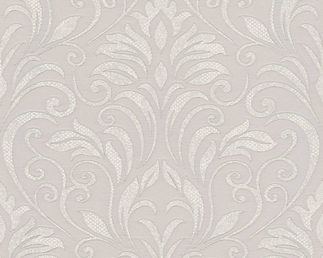 Baroque Textured Wallpaper Floral Ornaments, 328341, Sample ...