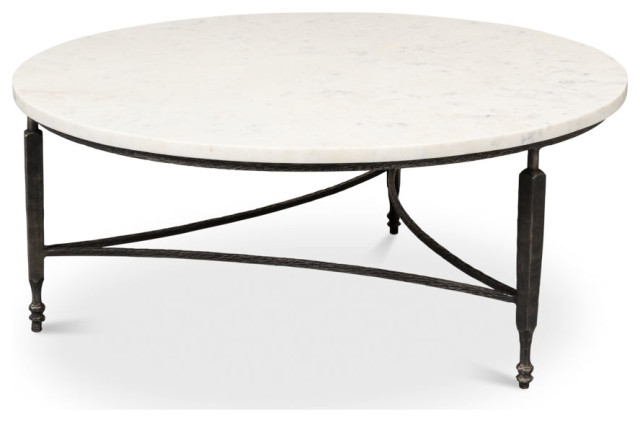 Mykos Round Coffee Table - Industrial - Coffee Tables - by Sideboards ...