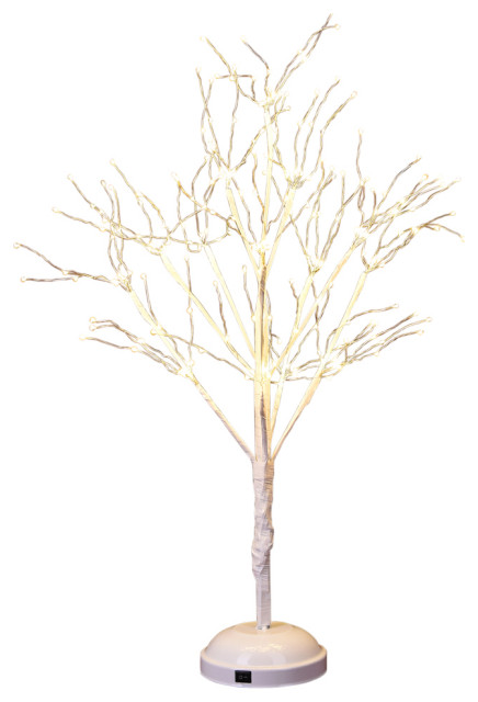 2' LED Tree With Warm White Lights - Traditional - Holiday Accents And ...