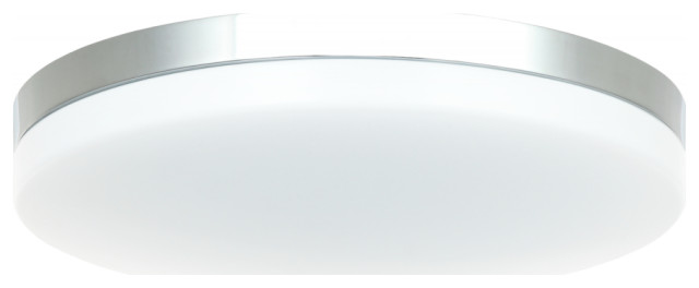 Orion LED Flush Mount, 1-Light, Chrome, 11"W (M12001CH 305XL1L ...