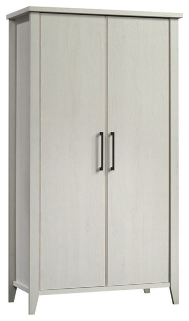 Sauder Summit Station Engineered Wood Storage Cabinet in Glacier Oak ...