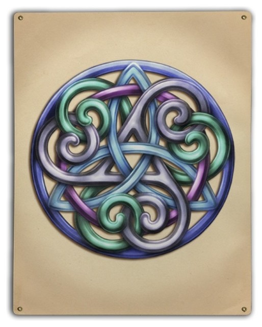Celtic-Grace, Classic Metal Sign - Contemporary - Metal Wall Art - by ...