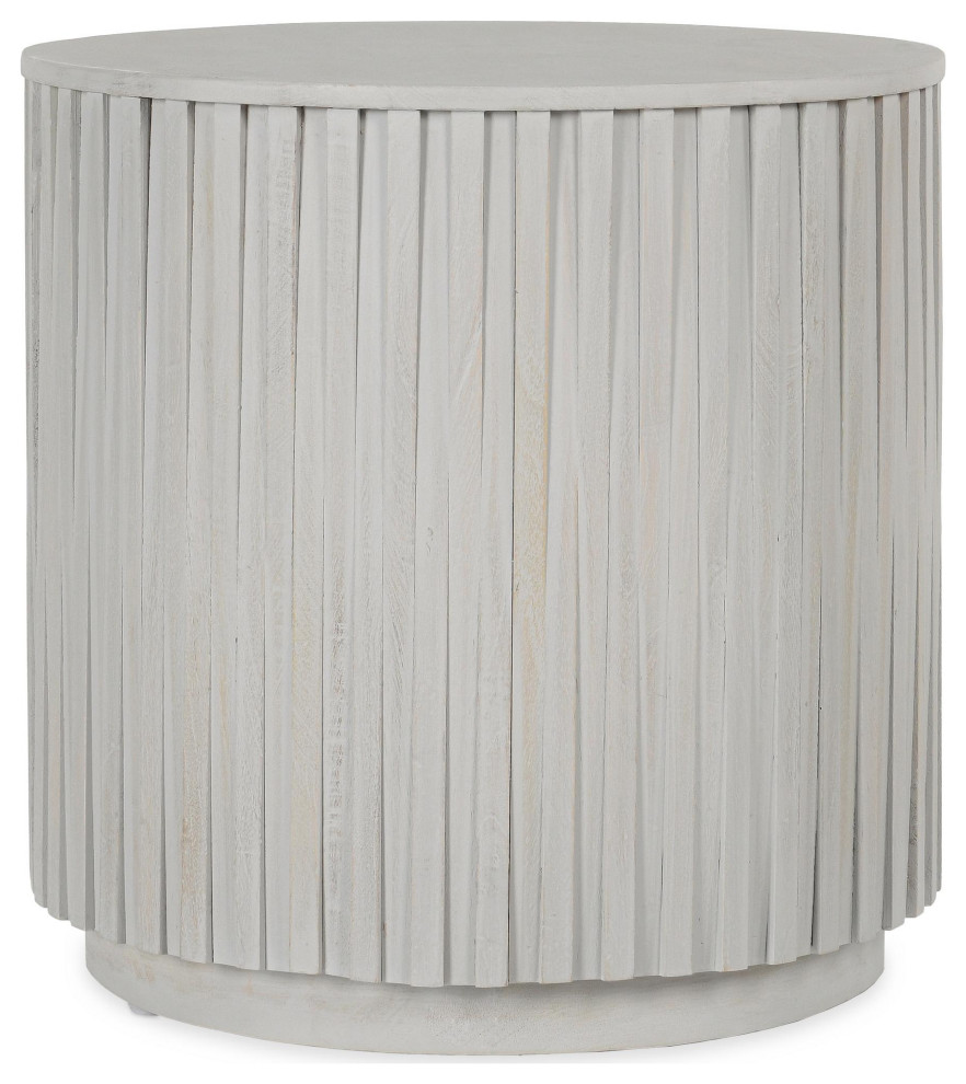 Maya Round End Table By Kosas Home - Farmhouse - Side Tables And End ...