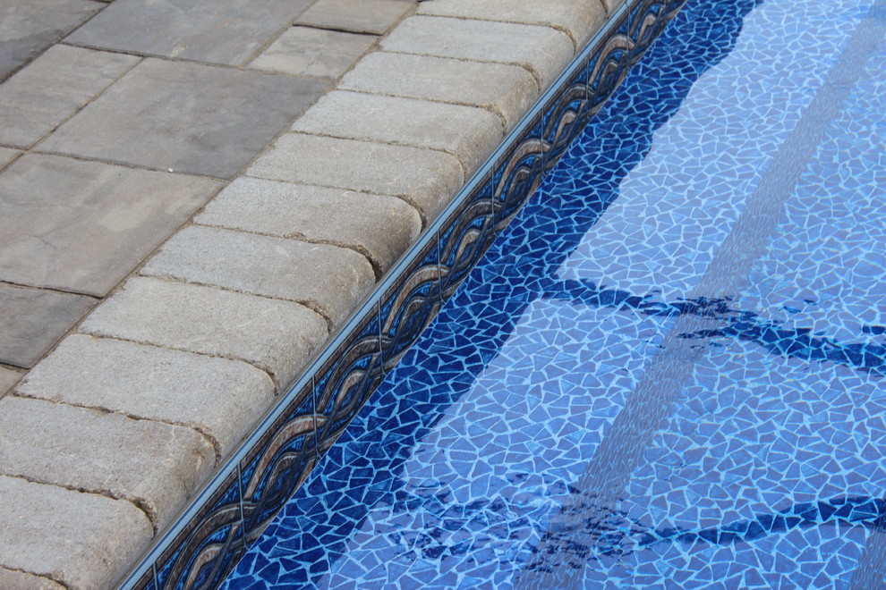 Rectangle Pool with Polymer Walls and a Vinyl Liner + Coverstar ...
