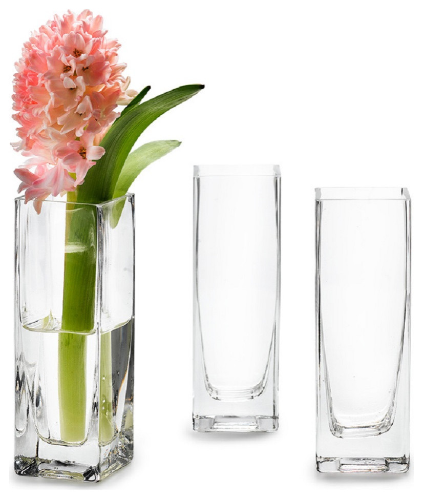 Soft Square Vase, Set of 4 - Contemporary - Vases - by Serene Spaces ...