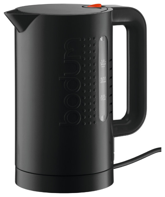 Bodum Bistro Black Electric Water Kettle, 34 Ounce - Transitional ...