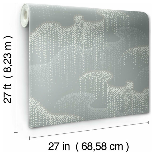 Moonlight Pearls Wallpaper - Contemporary - Wallpaper - by York ...