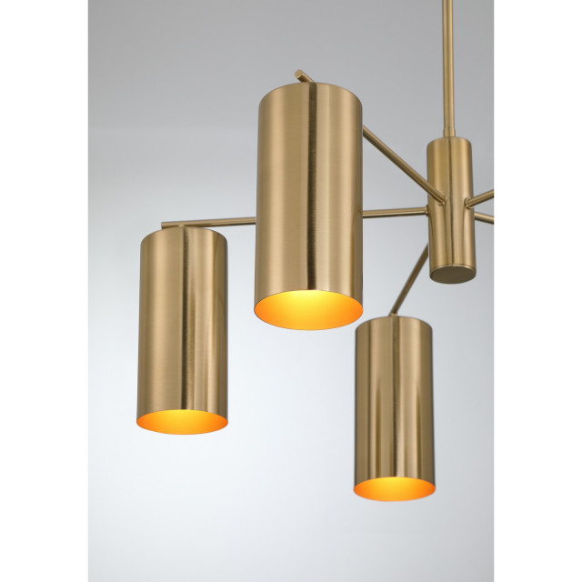 Lio 5-Light Chandelier, Noble Brass by Breegan Jane - Modern ...