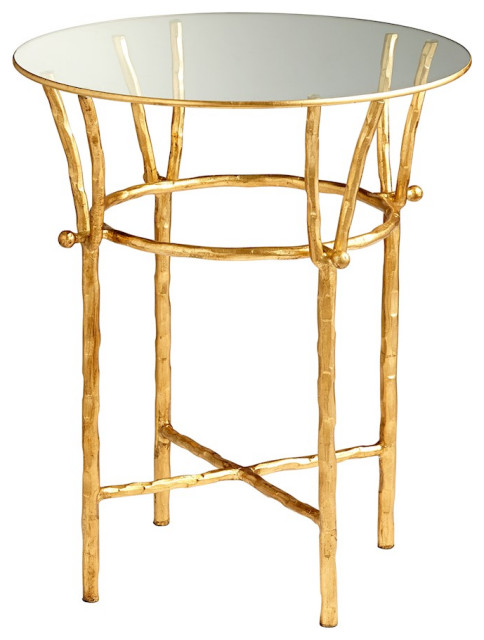 Cyan Design Argent Side Table, Gold Leaf - Contemporary - Side Tables And End Tables - by ...