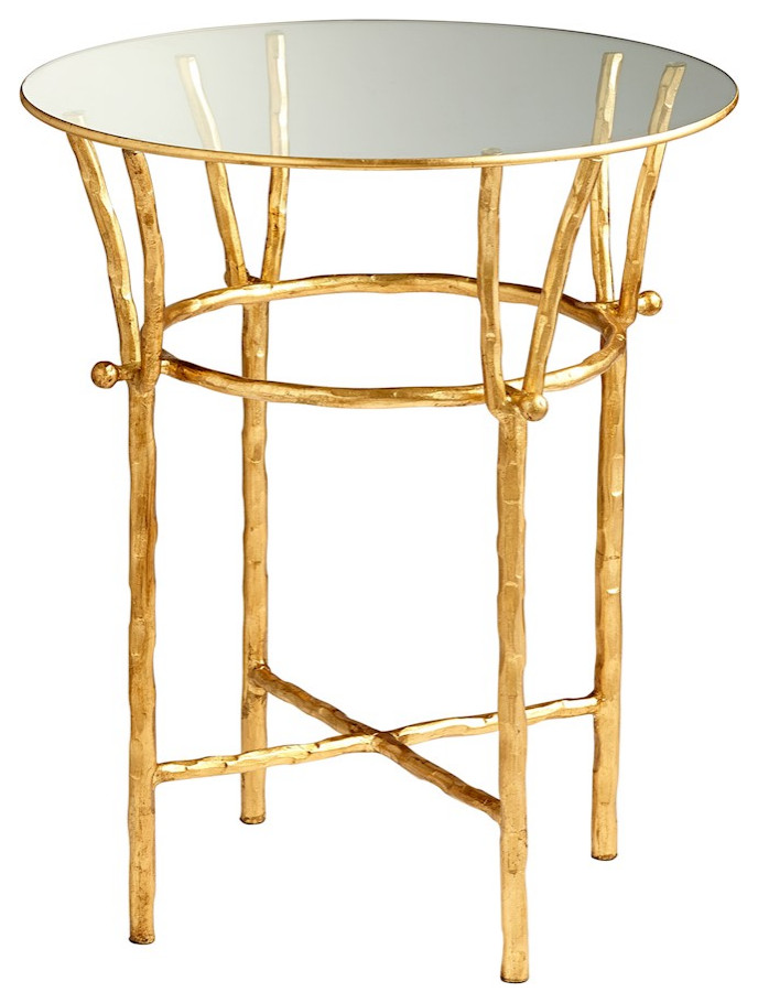 Cyan Design Argent Side Table, Gold Leaf - Contemporary - Side Tables ...