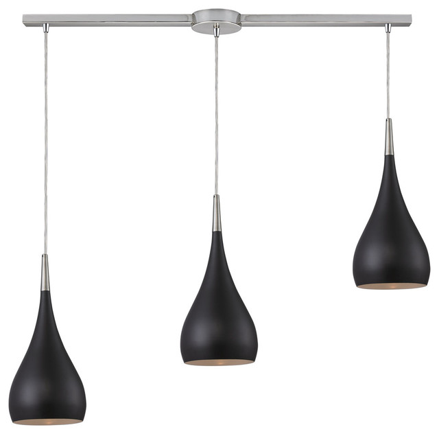 Elk Lighting 31341/3L-OB Lindsey 3-Light Pendant Light - Modern ...