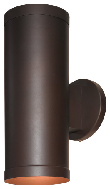 Access Poseidon Bi-Directional Outdoor Wall Mount 20364-BRZ/CLR, Bronze ...