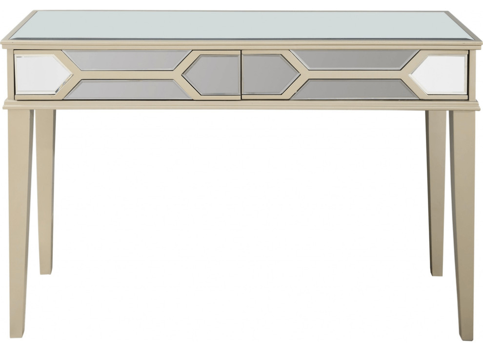 Antiqued Silver Console Table - Transitional - Console Tables - by ...