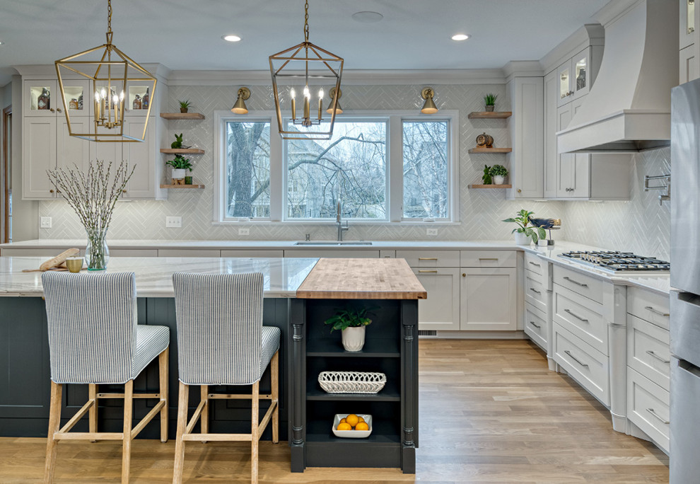 The Many Kitchens of Boyer Building - Traditional - Kitchen ...