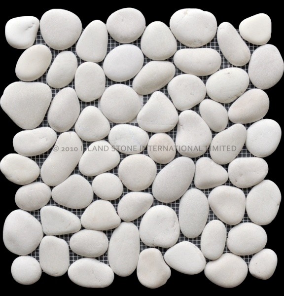 Island Stone timor white perfect pebble patio - San Francisco - by ...