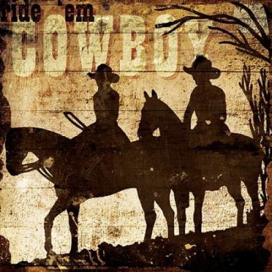 Ridem Cowboy Poster Print by Jace Grey - Item # VARPDXJGSQ732B, 12 x 12 ...