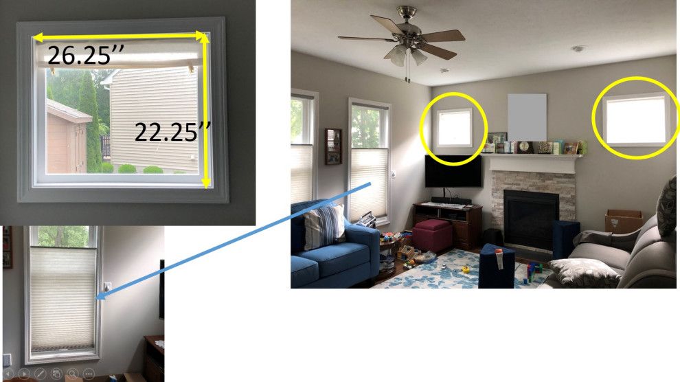 Unusual window shapes - how to cover?