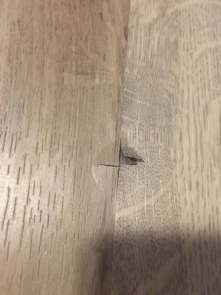 can this be fixed? “Bump” on luxury vinyl flooring
