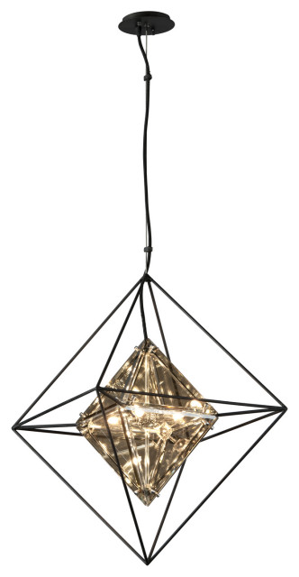 Epic 4-Light Pendant, Forged Iron - Contemporary - Pendant Lighting ...