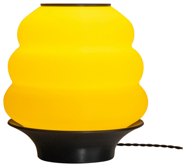 Honey Pot 12" Plant-Based PLA Dimmable LED Table Lamp - Contemporary ...