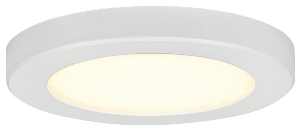 Slim 5.5" LED Flush Mount, White Finish - Modern - Flush-mount Ceiling ...