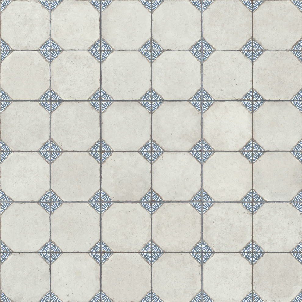 Kings Field Blue Porcelain Floor and Wall Tile - Wall And Floor Tile ...