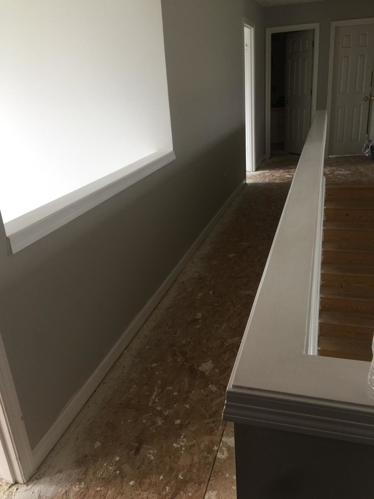 Open Railings being installed, project in progress