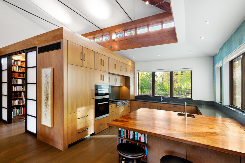 Aicher House - Midcentury - Kitchen - New York - by Marrapodi ...
