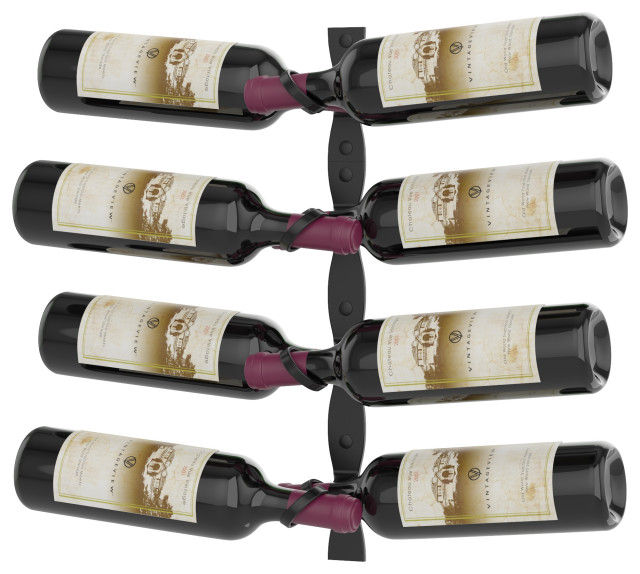 Helix Dual 20 (minimalist wall mounted metal wine rack kit ...